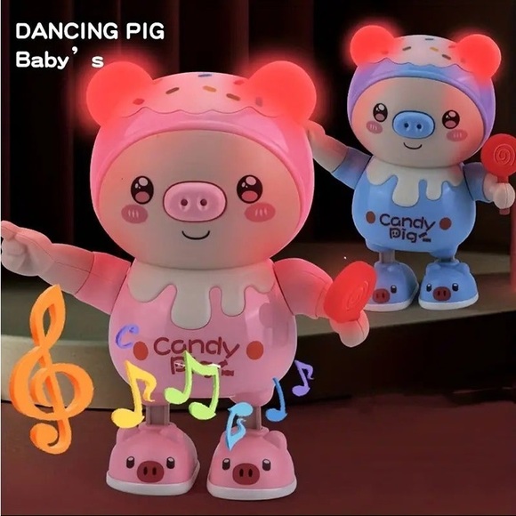 Toys | Dancing Electric Pig Toy Lights Up Music Plays Twists Swings ...